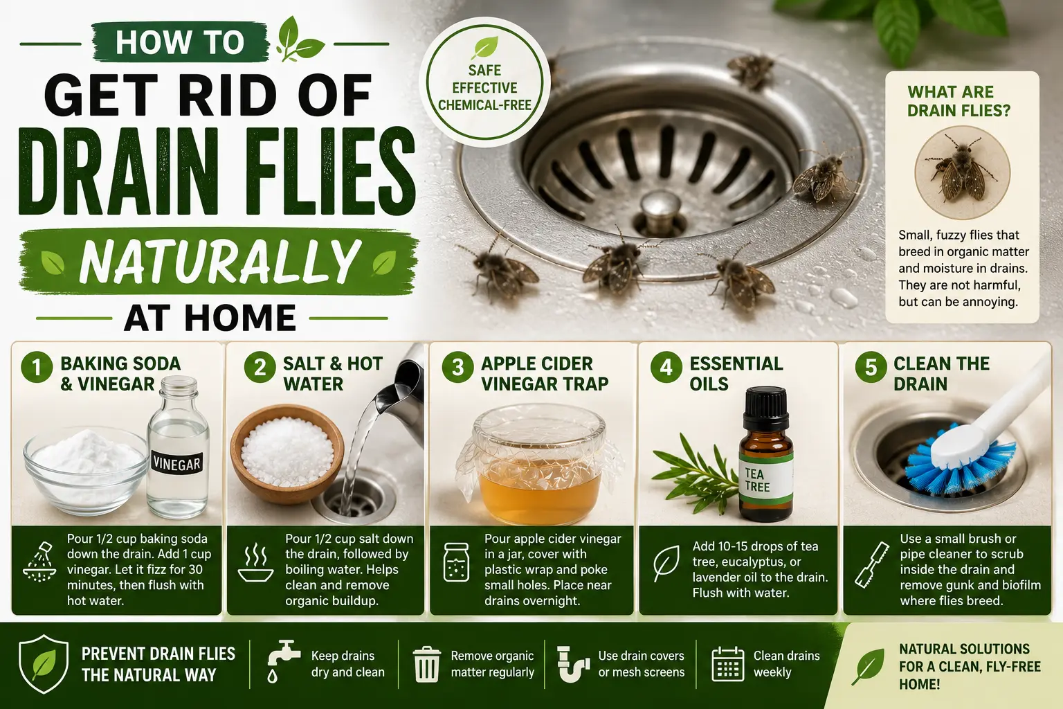 How To Get Kill Drain Flies